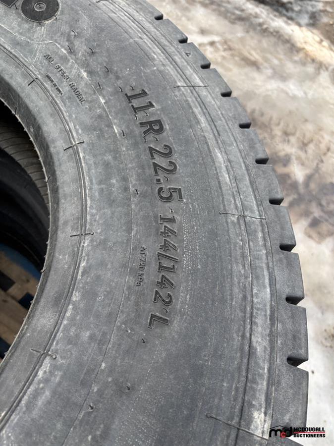 (8) Apollo Endu Combi RT Tires 11R22.5 14PR